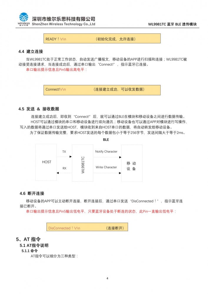 WL9981TC datasheet page 6