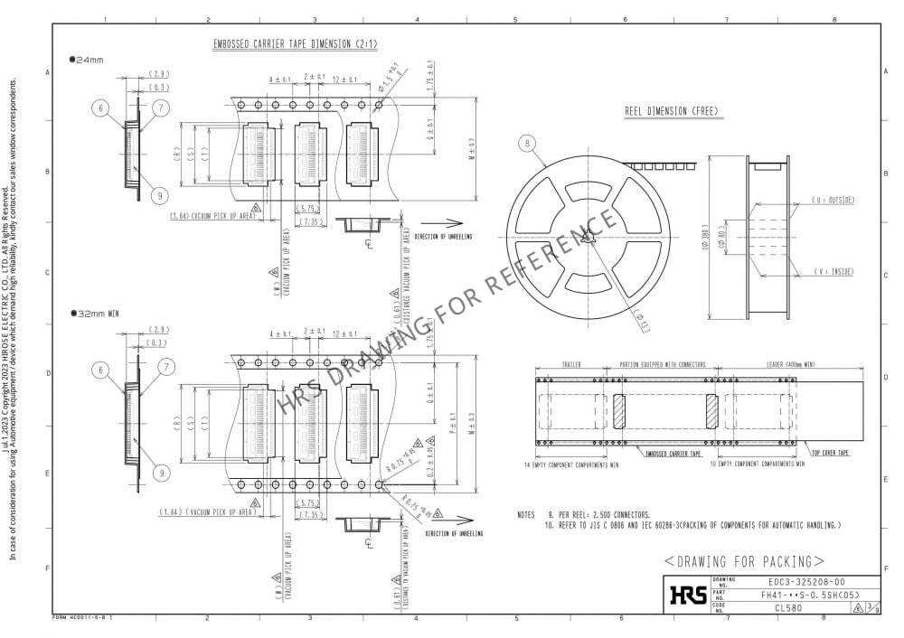 HRS FH41 series technical document page 3