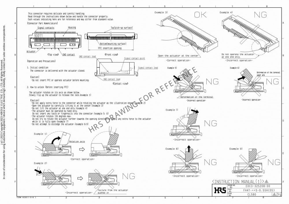 HRS FH41 series technical document page 5