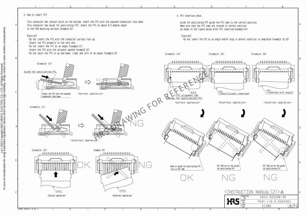 HRS FH41 series technical document page 6
