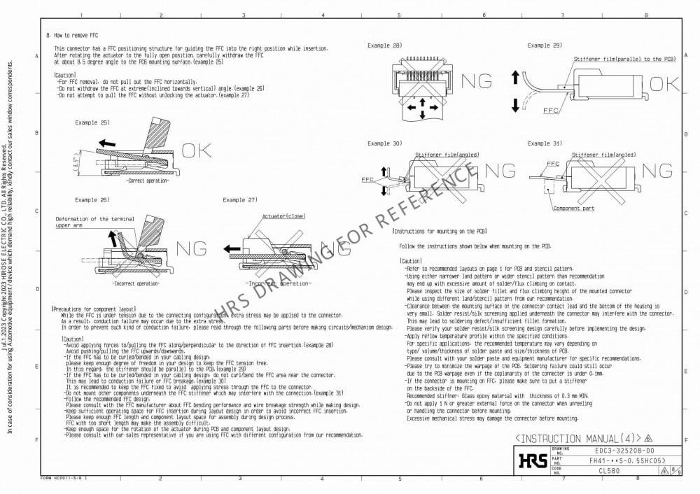 HRS FH41 series technical document page 8