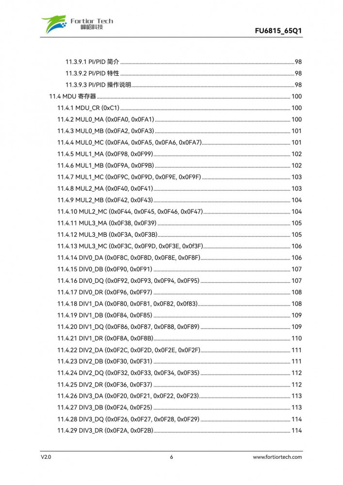FU6865Q1 datasheet page 6