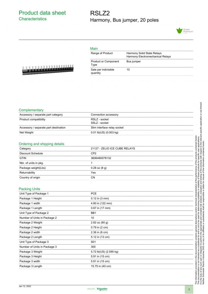 RSLZ2 technical document page 1