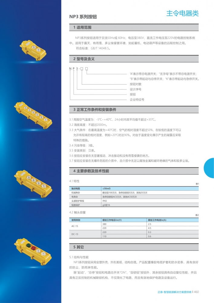 CHINT NP3-1 technical document page 1