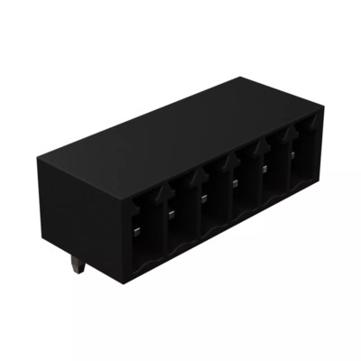 3.50mm Pitch Eurostyle Right-Angle PCB Header, 6 Circuits for sale