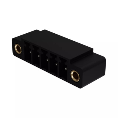 3.50mm Pitch Eurostyle Right-Angle PCB Header, with Threaded Retention Inserts, 5 Circuits for sale