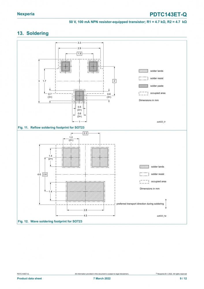 PDTC143ET-QR datasheet page 9