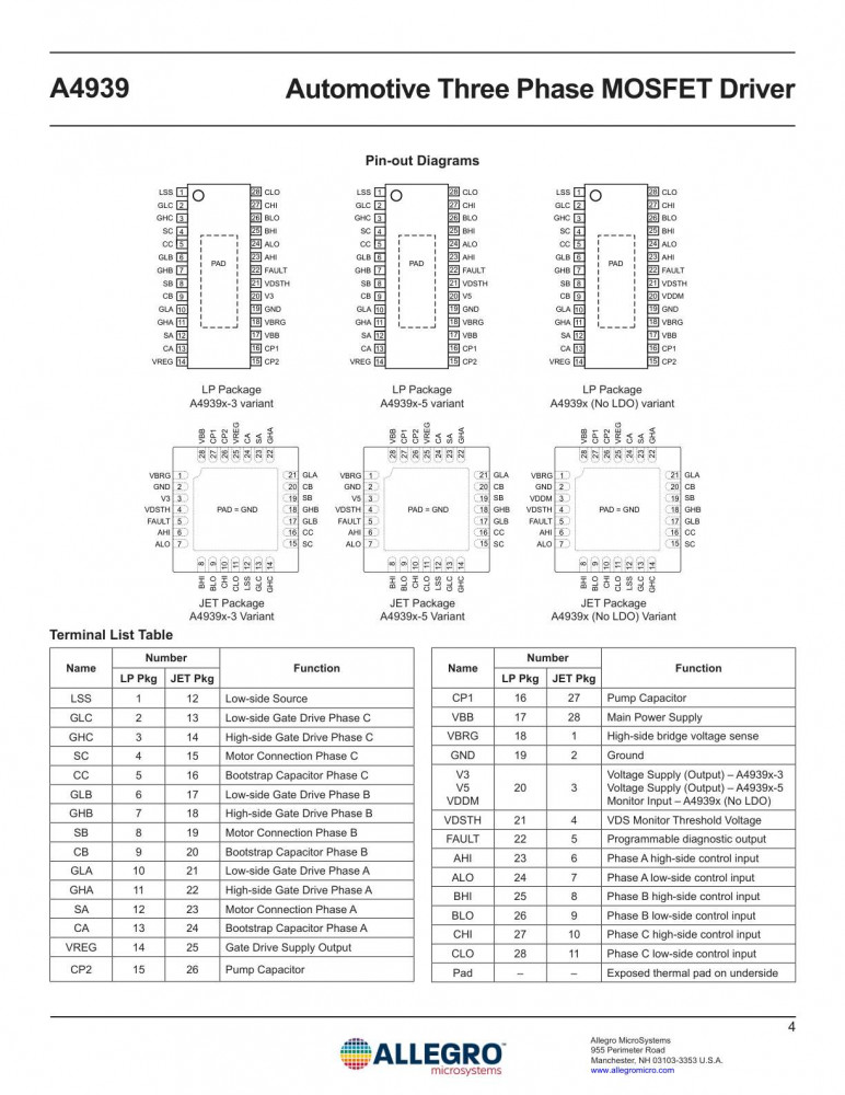 A4939 datasheet page 4