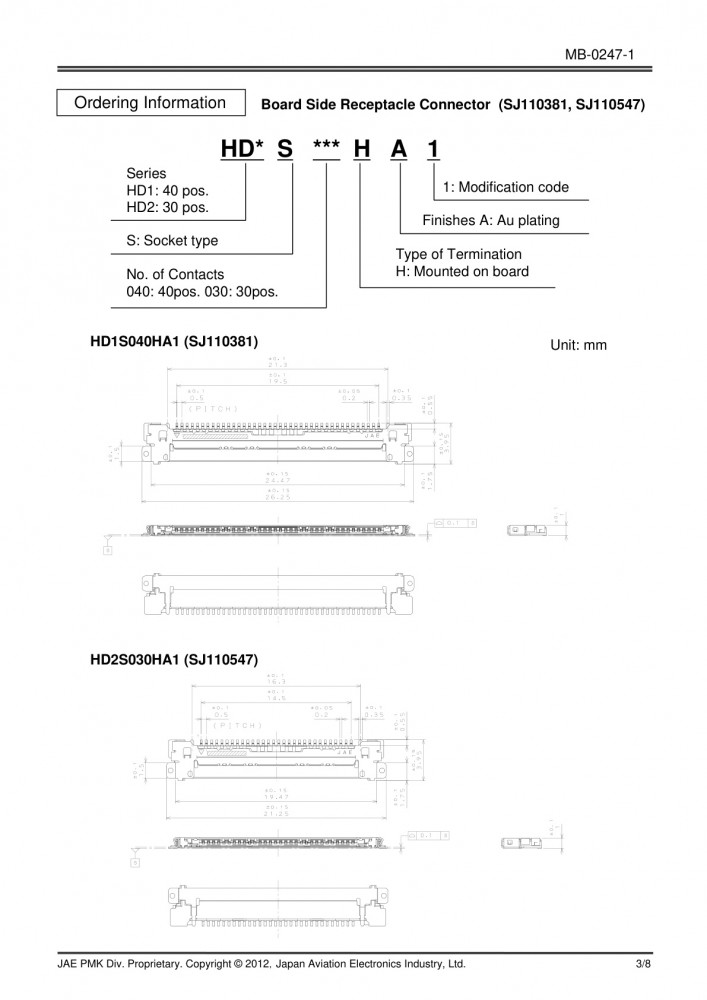HD1P040-PB1 document page 3