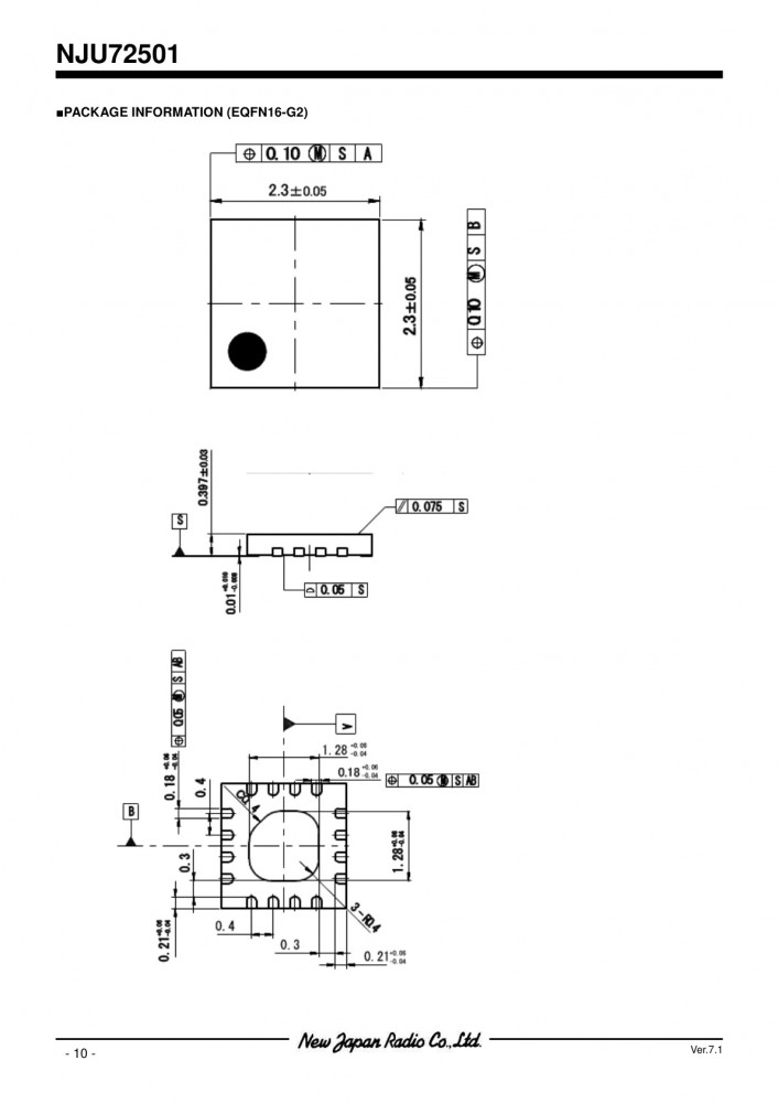 NJU72501 datasheet page 10