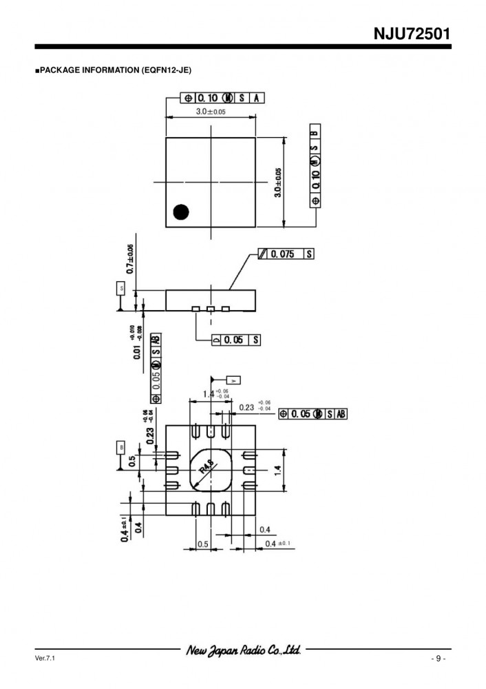 NJU72501 datasheet page 9