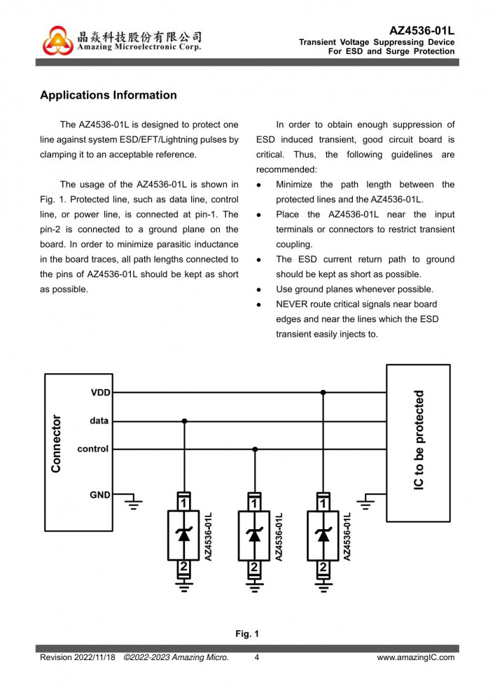 AZ4536-01L datasheet page 4 preview