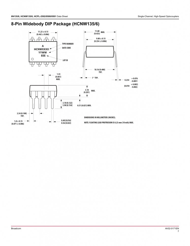 HCNW135 datasheet page 7