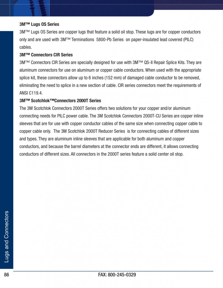 3M CI-A connector document page 2
