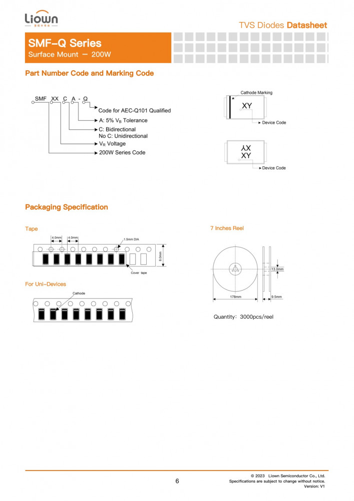 Liown SMF-Q Series datasheet page 6