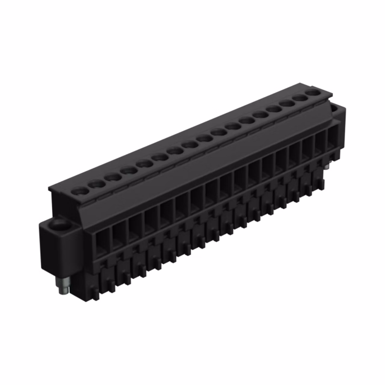 3.50mm Pitch Eurostyle Vertical Plug, with Retention Screws, Front Wire Entry, 17 Circuits for sale