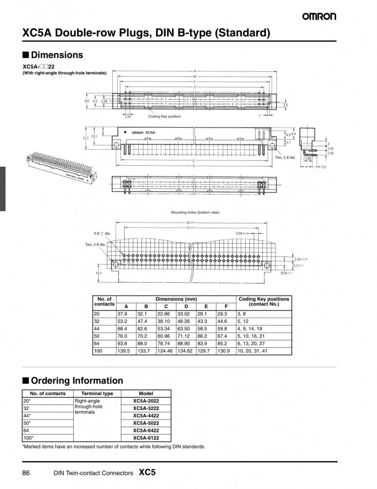 OMRON XC5 technical document page 2