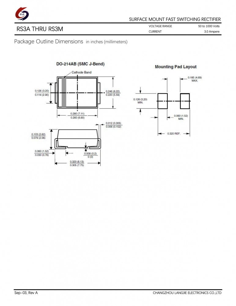 RS3MC datasheet page 3