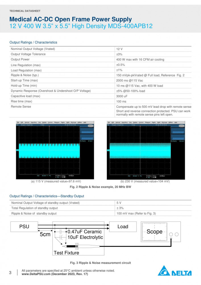 MDS-400APB12 datasheet page 3