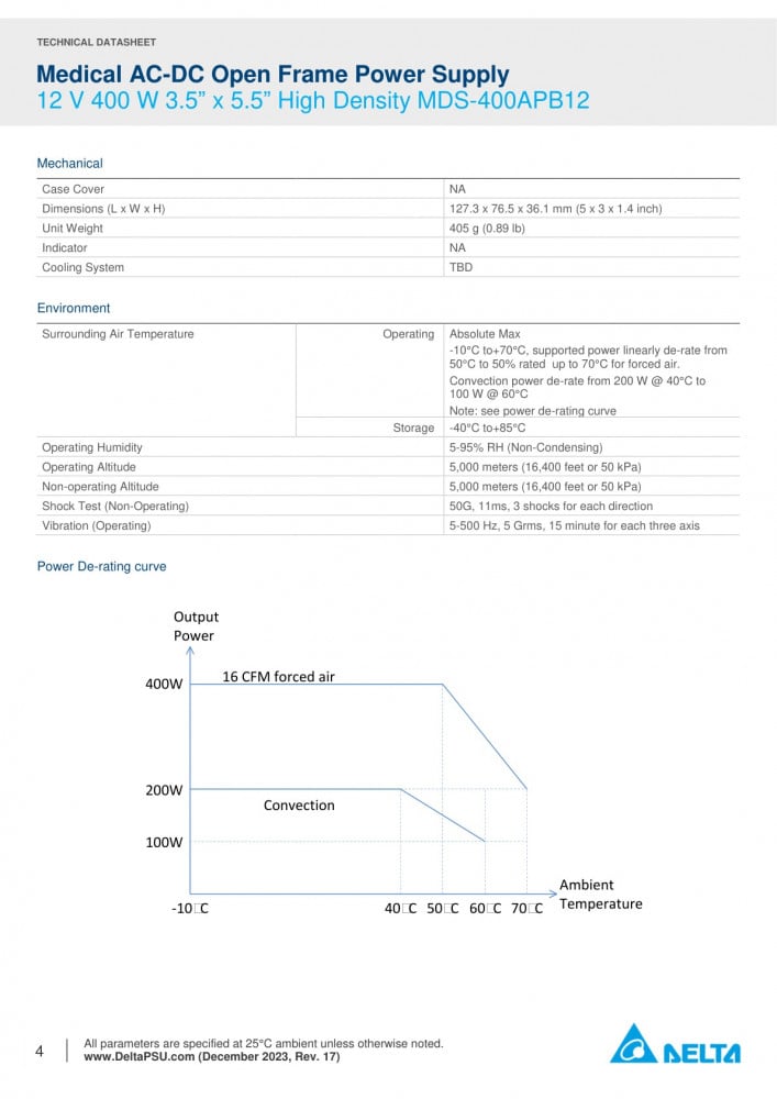 MDS-400APB12 datasheet page 4