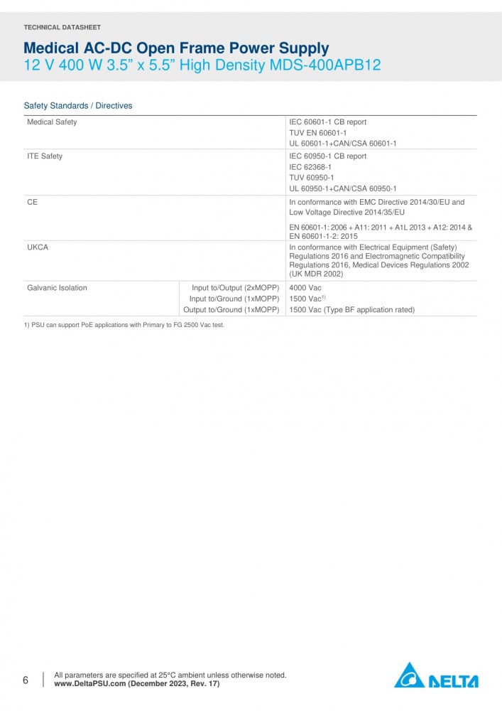 MDS-400APB12 datasheet page 6