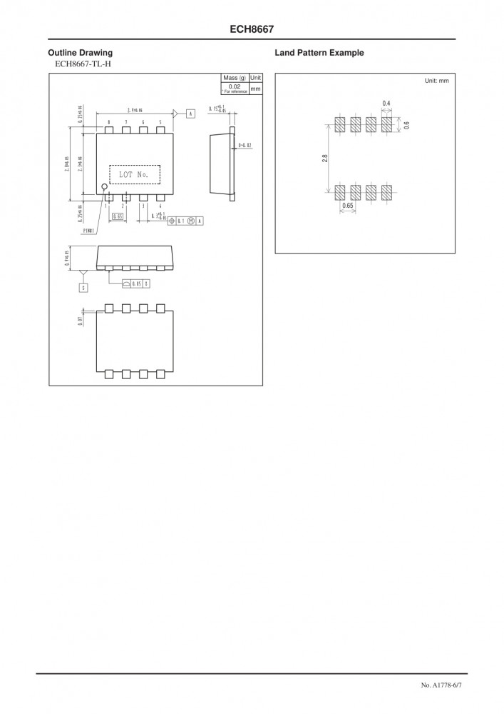 ECH8667 datasheet page 6