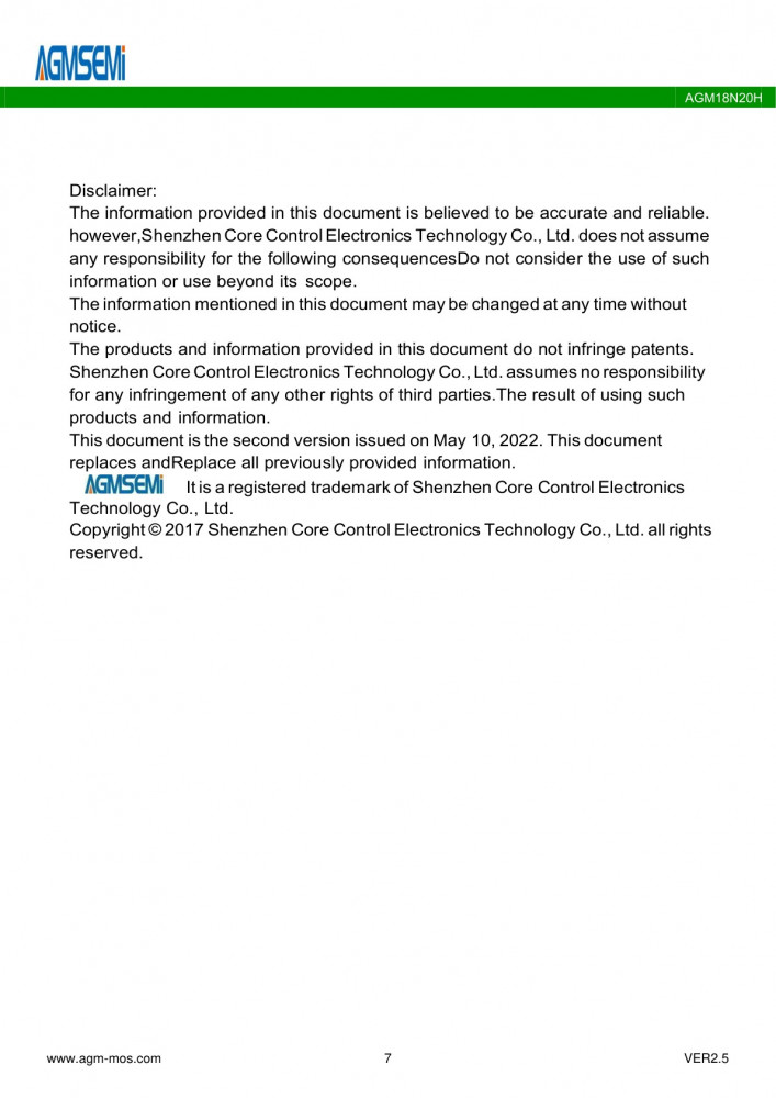 AGM18N20H datasheet page 7
