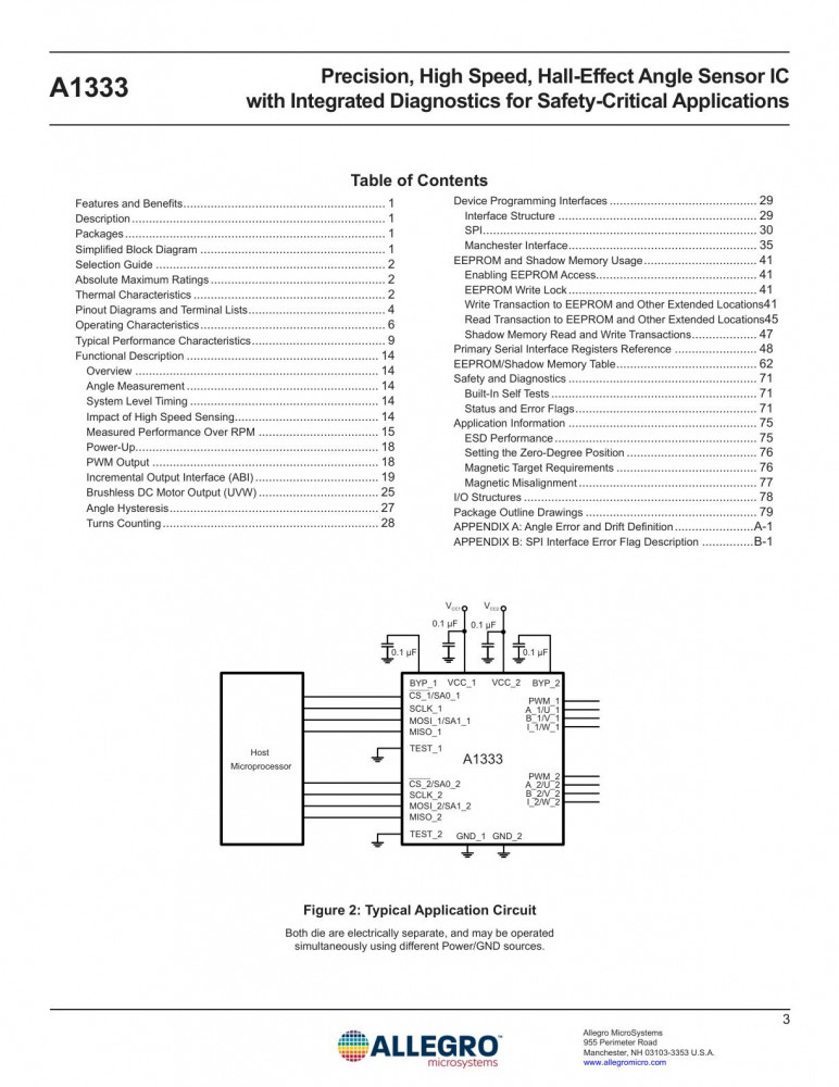 A1333 datasheet page 3