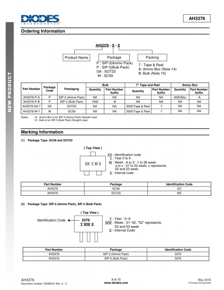 AH3376 datasheet page 9