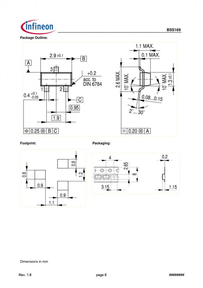 BSS169H6327 datasheet page 8