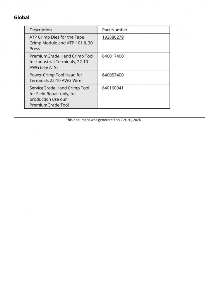 Product document image 3 for MOLEX 191640057