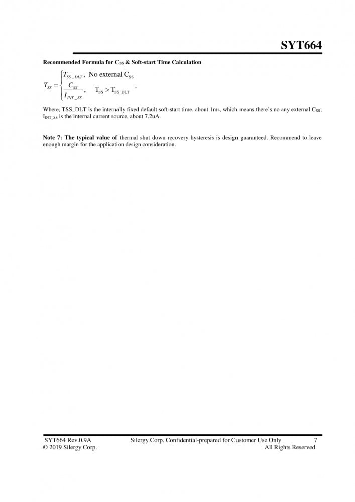 SYT664RGC datasheet page 7