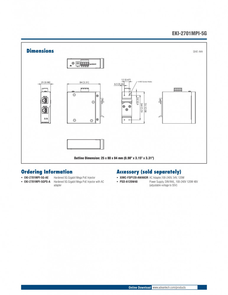 EKI-2701MPI-5G technical document page 2