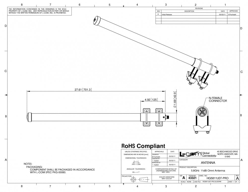 HG5811UDT-PRO technical document page