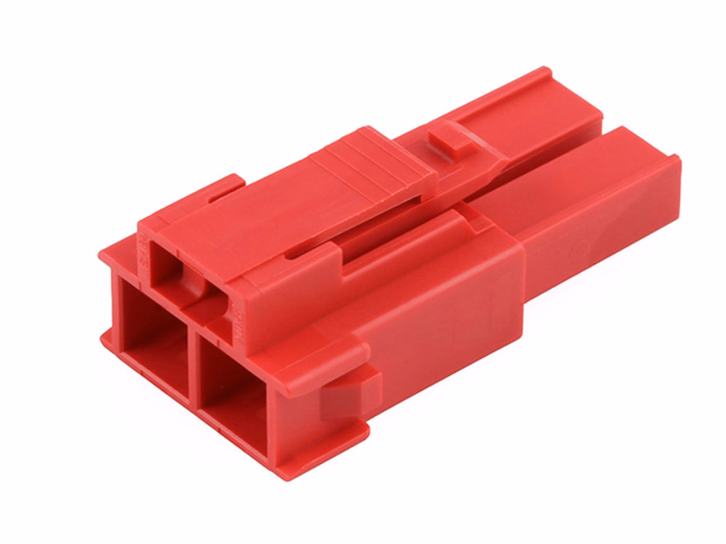 Mega-Fit ColorLock Tangless TPA-Capable Receptacle Housing, Single Row, 7 Circuit, UL 94V-0, Glow-Wire Capable, Natural