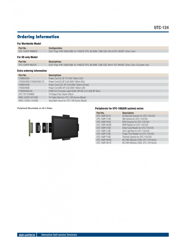 UTC-124I1 technical document page 3