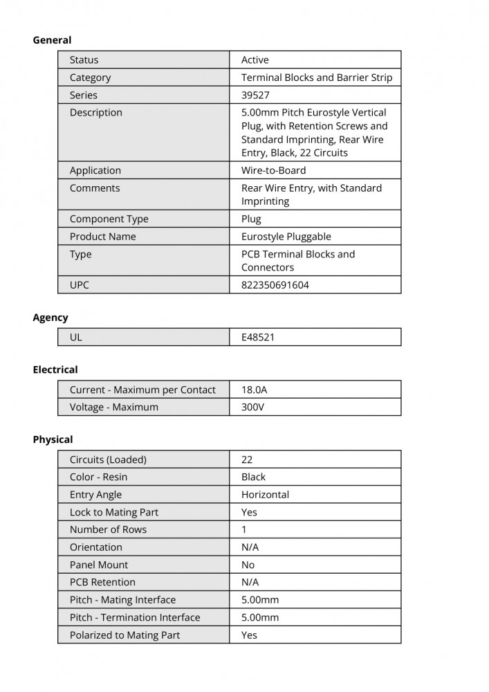 MOLEX 395272322 product document image 2