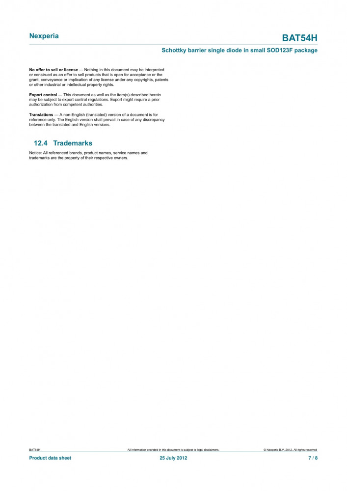 BAT54H,115 datasheet page 7