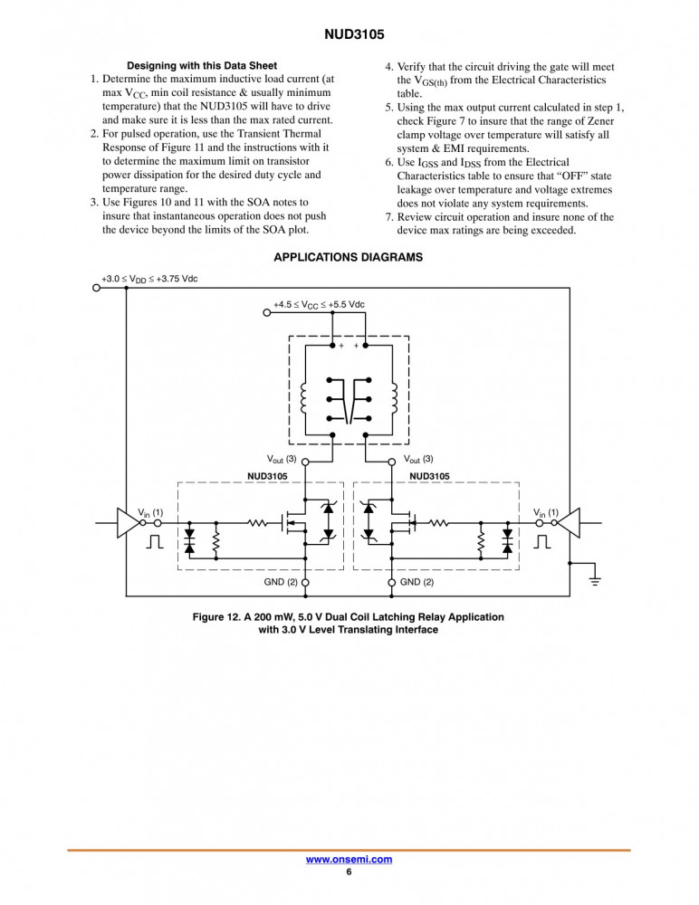NUD3105 datasheet page 6