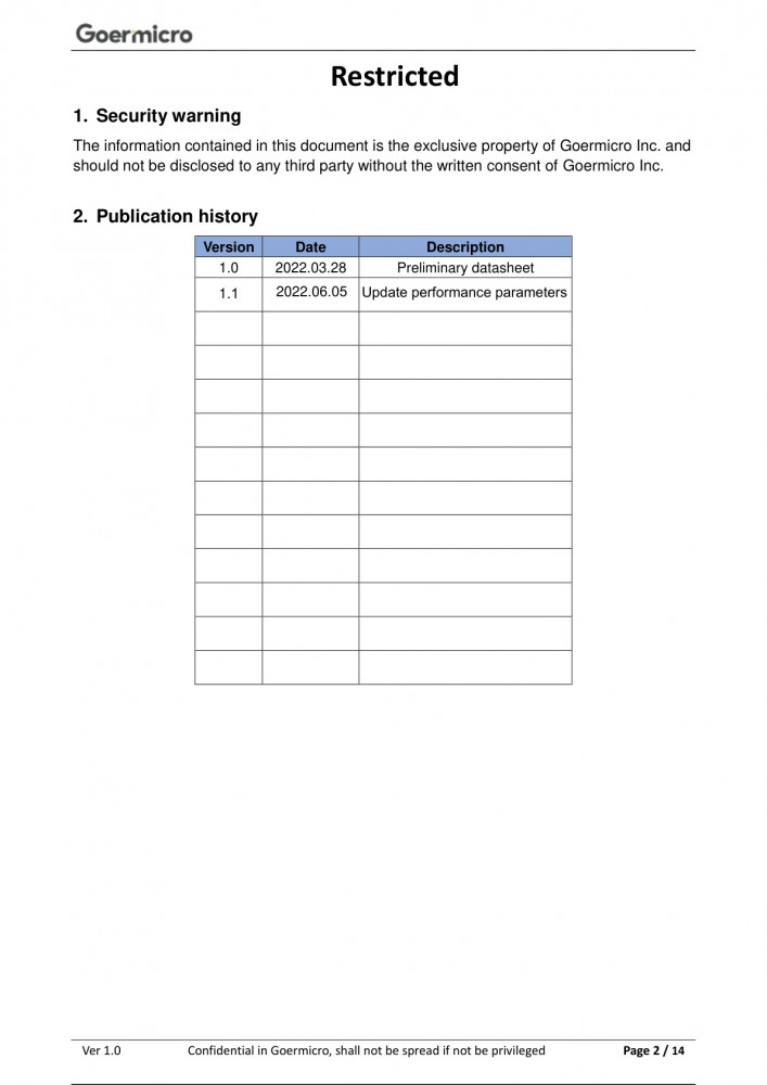 SDV01-003 datasheet page 2