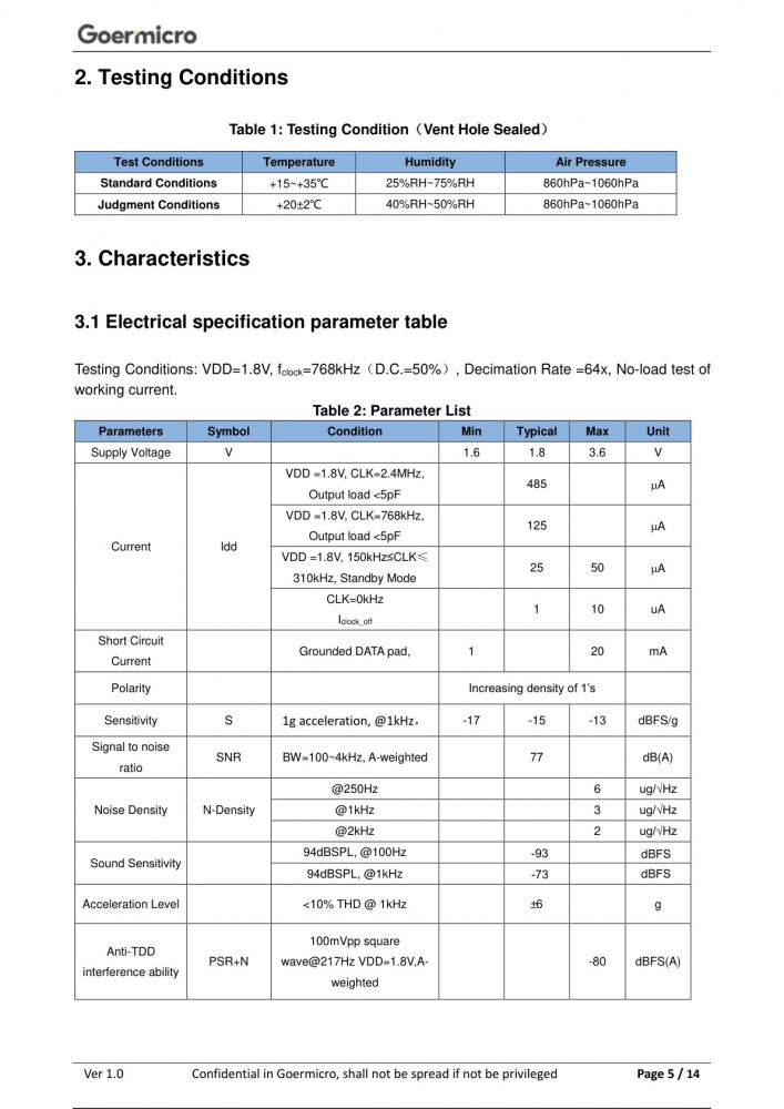 SDV01-003 datasheet page 5
