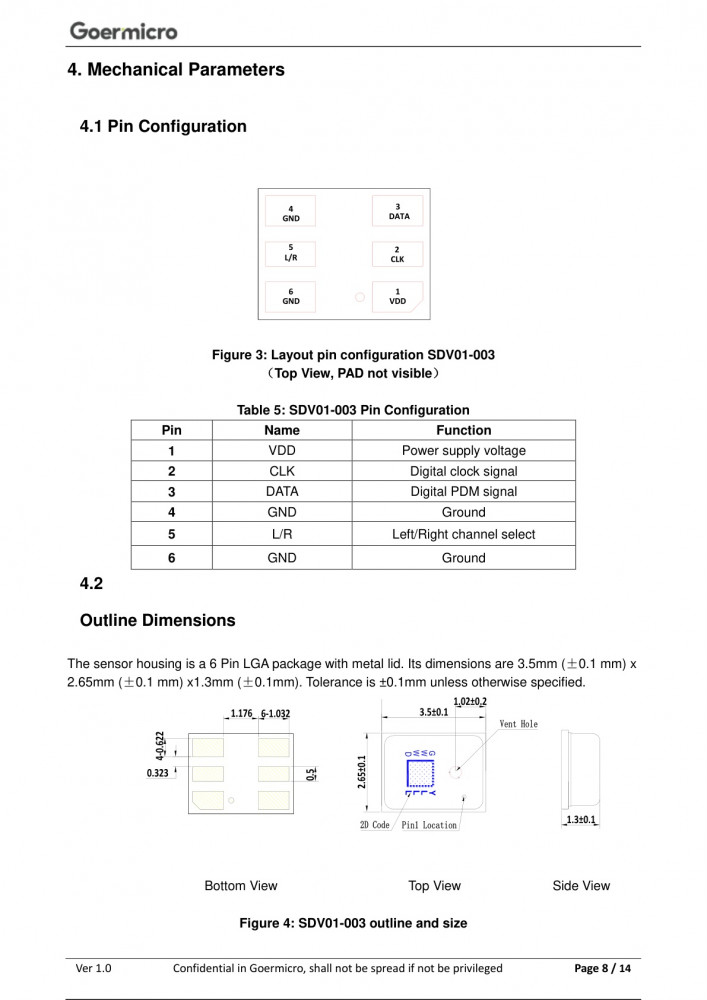 SDV01-003 datasheet page 8