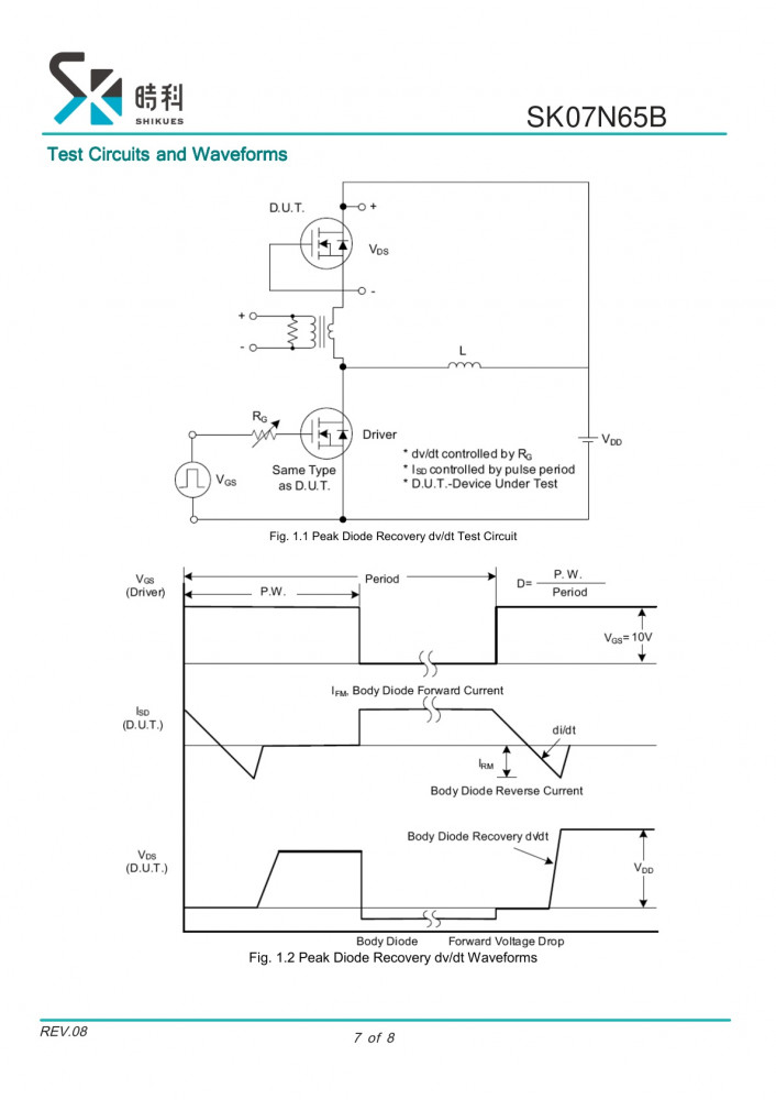 SK07N65B datasheet page 7