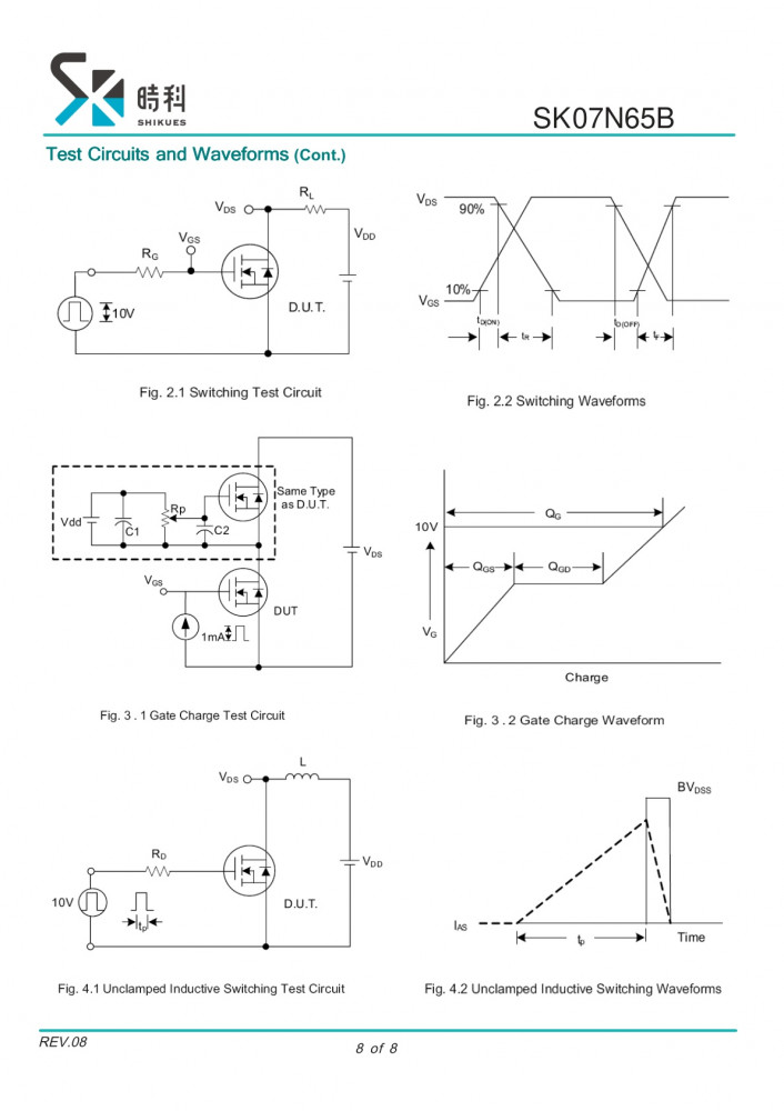 SK07N65B datasheet page 8