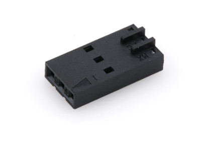 SL Crimp Housing, Single Row, Version D, Back Ribs, 16 Circuits, Black