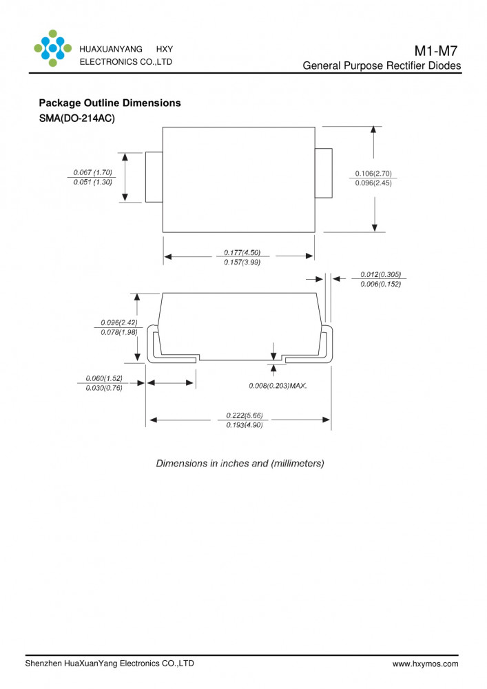 HXY MOSFET M7 datasheet page 3
