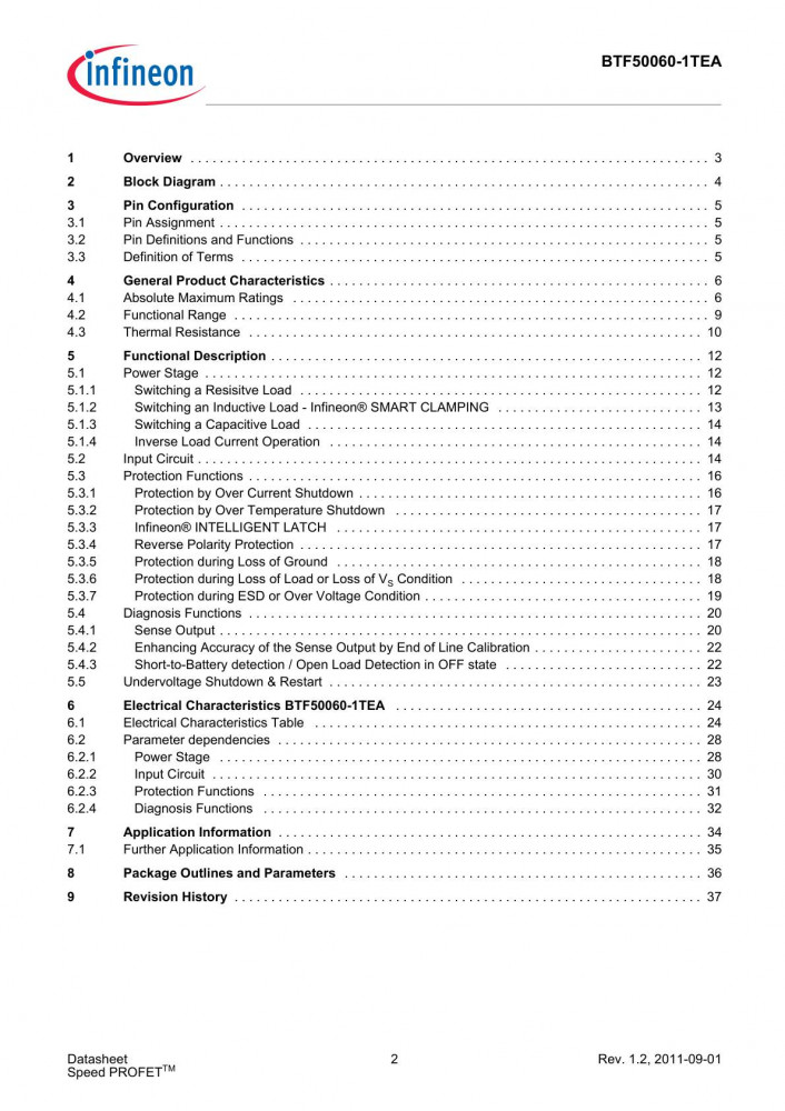 BTF50060-1TEA datasheet page 2