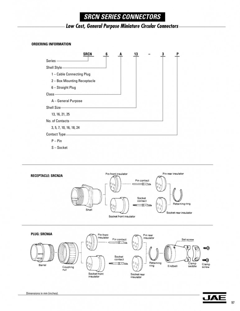 JAE SRCN catalog page 7