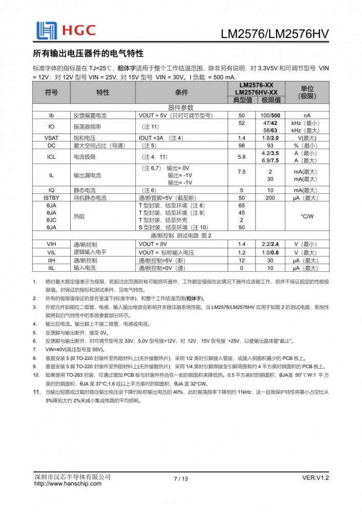 LM2576 datasheet page 7