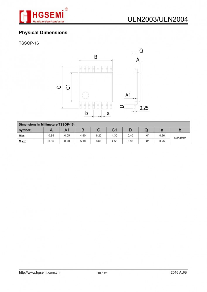 ULN2003N datasheet page 10
